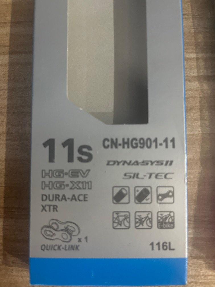 Shimano 11 speed Dura Ace XTR CN901 chain, Sports Equipment, Bicycles ...