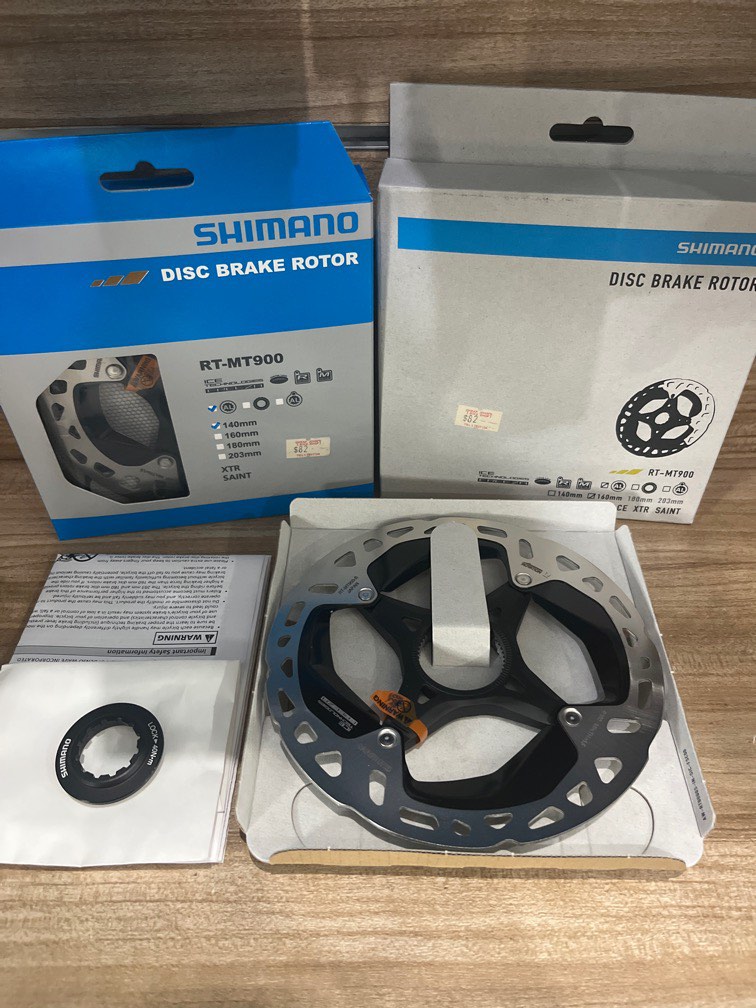 Shimano RT-MT900 XTR SAINT Disc Brake Rotor, Sports Equipment, Bicycles ...