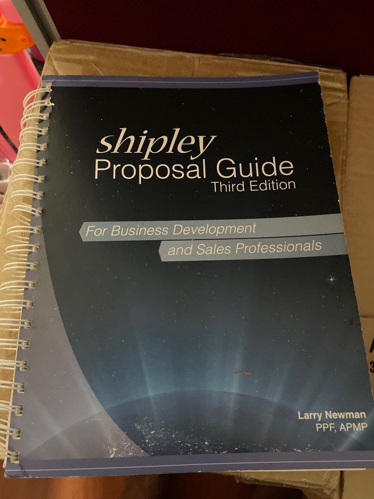 Shipley Proposal Guide, Hobbies & Toys, Books & Magazines, Textbooks on ...
