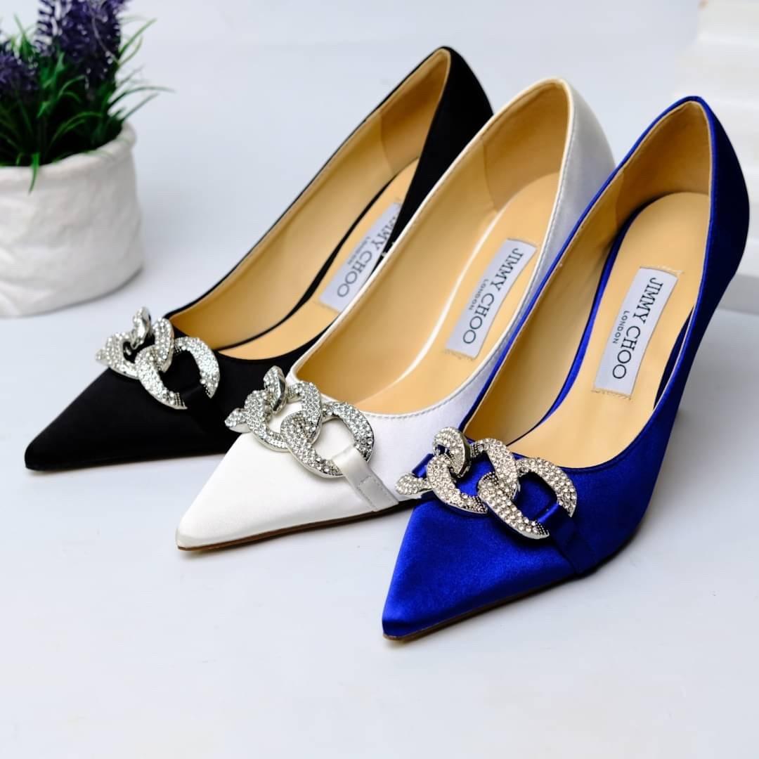 Shoes heels jimmy cho, Fesyen Wanita, Sepatu di Carousell