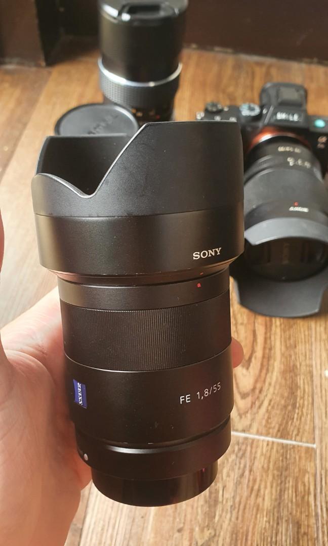 Sony zeiss 55 1.8, Photography, Lens & Kits on Carousell