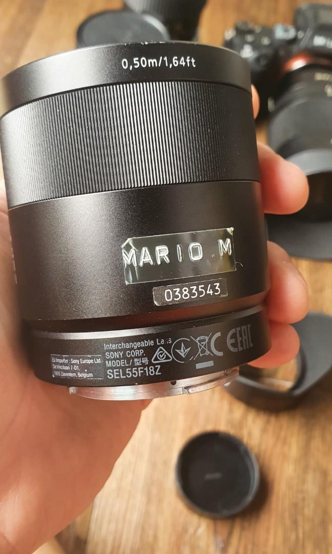 Sony zeiss 55 1.8, Photography, Lens & Kits on Carousell