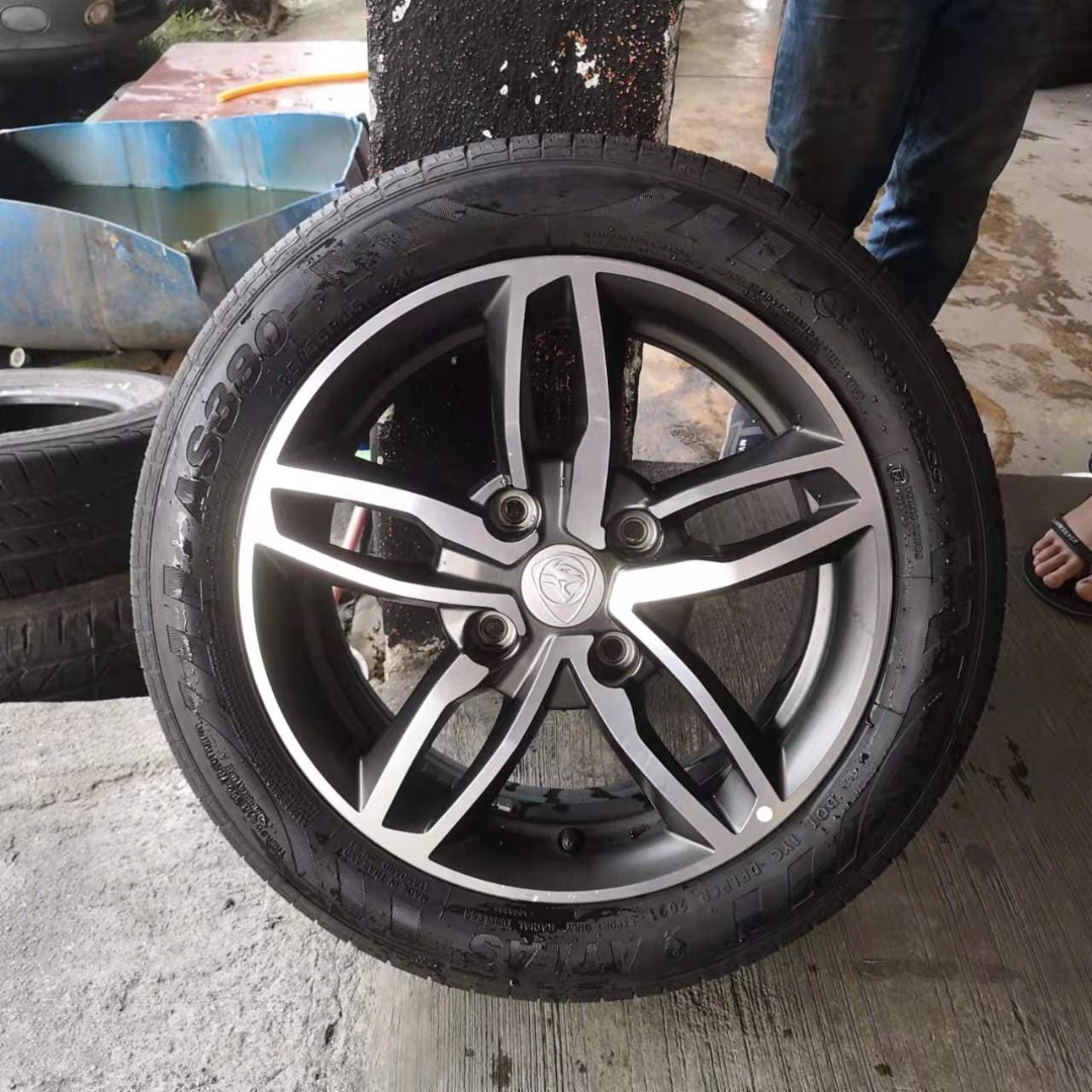 SPORT Rim PROTON 15" TYRE 90% IRIZ PERSONA WAJA GEN2 ISWARA NEO LIVINA ...