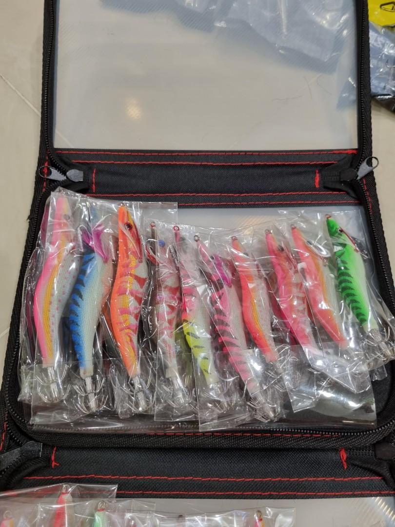 Squid Sotong Egging Jigs Set, Sports Equipment, Fishing on Carousell