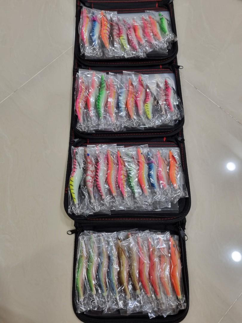 Squid Sotong Egging Jigs Set, Sports Equipment, Fishing on Carousell