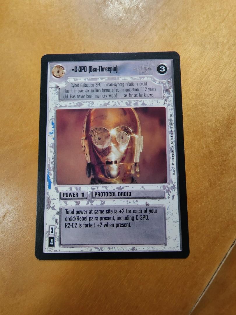1995 Decipher Star Wars CCG Unique Rare Cards, Hobbies & Toys, Toys ...