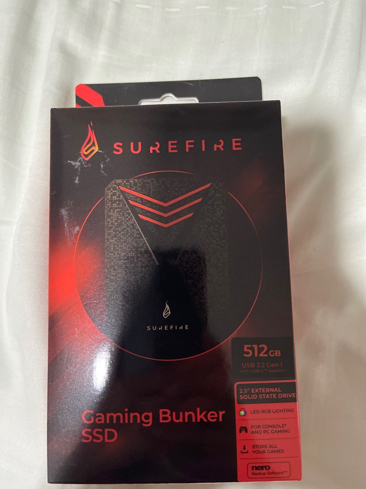 Surefire 512gb ssd, Computers & Tech, Parts & Accessories, Hard Disks & Thumbdrives on Carousell