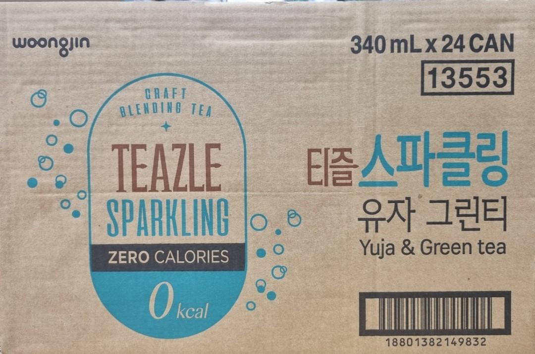 Teazle Sparkling x24 Cans, Food & Drinks, Beverages on Carousell