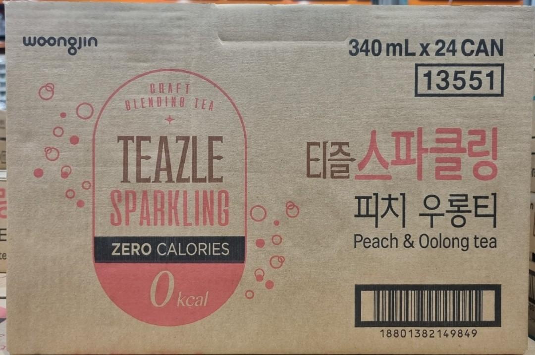 Teazle Sparkling x24 Cans, Food & Drinks, Beverages on Carousell