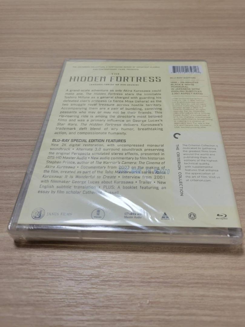 The Hidden Fortress 戰國英豪 黑澤明 Criterion Collection Blu Ray 美版藍光 只有英文字幕 ...