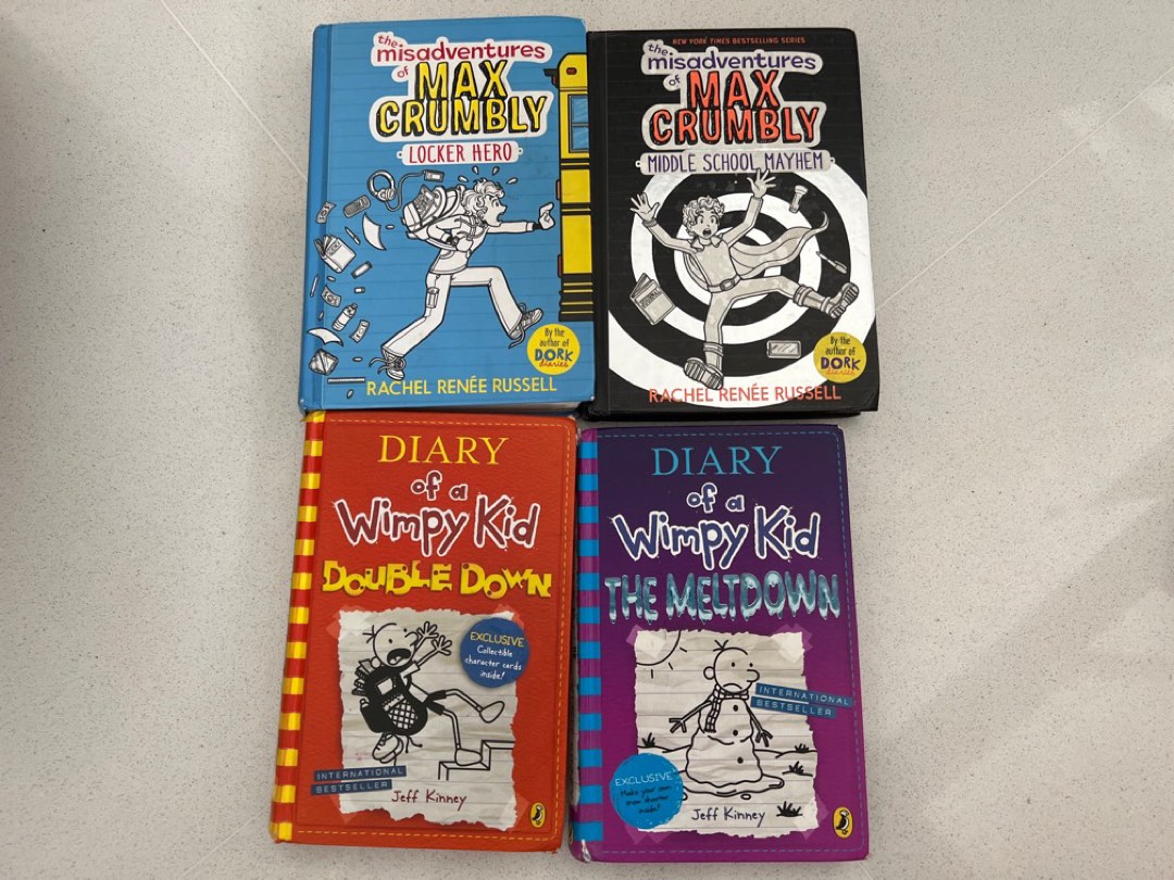 The Misadventures of Max crumbly & Diary of a Wimpy Kid books, Hobbies ...