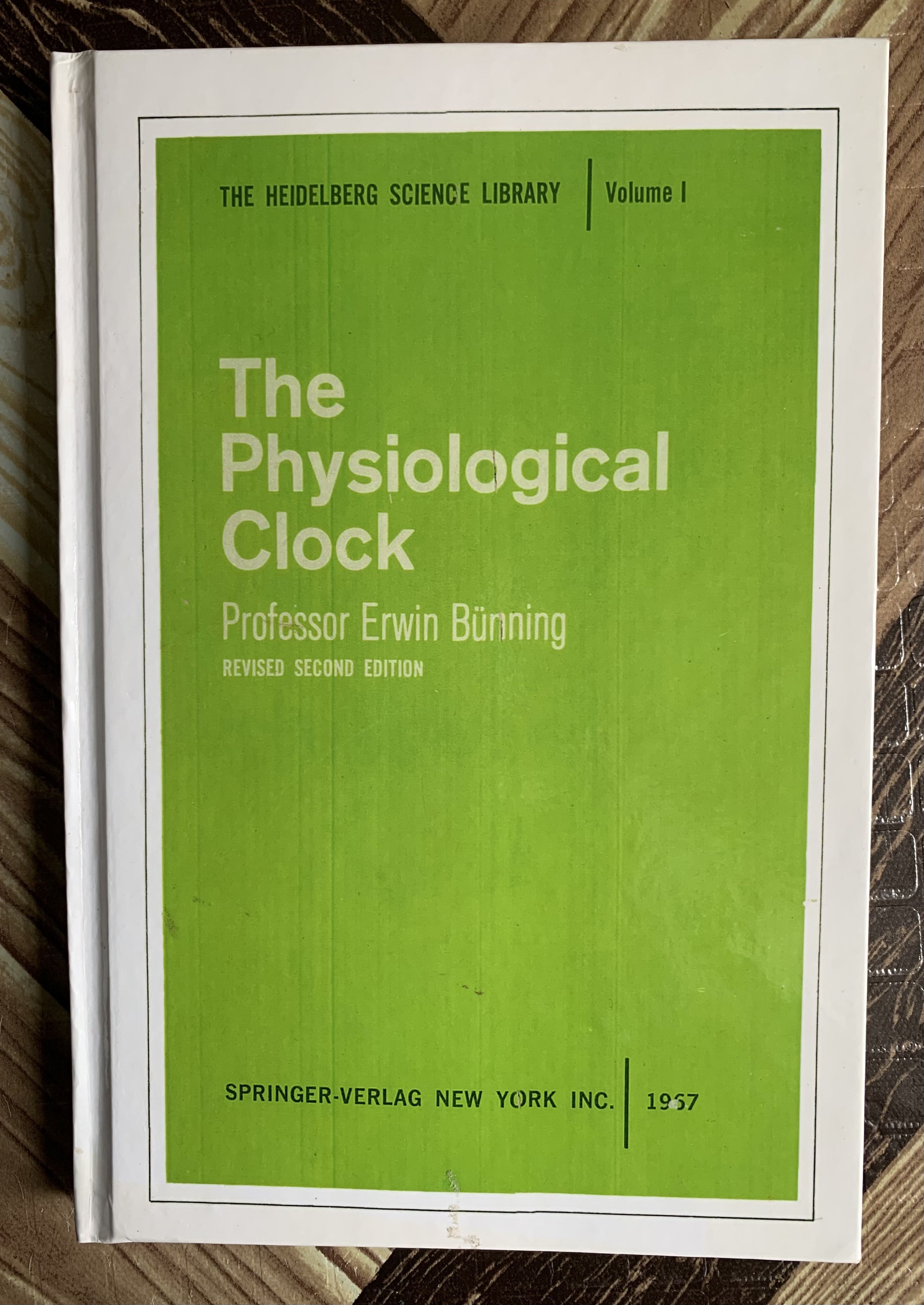 The Physiological Clock- Prof. Erwin Bunning, Hobbies & Toys, Books ...