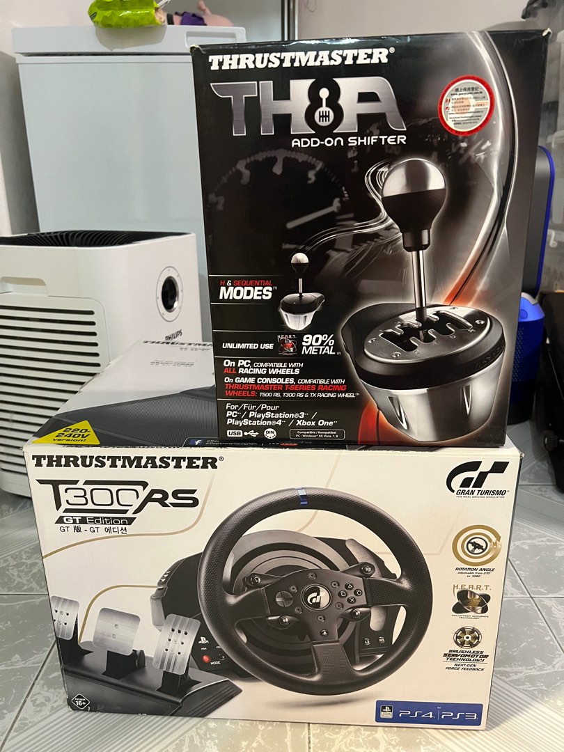 Thrustmaster T300RS 連 TH8A, 電子遊戲, 遊戲機配件, 遊戲週邊商品 - Carousell