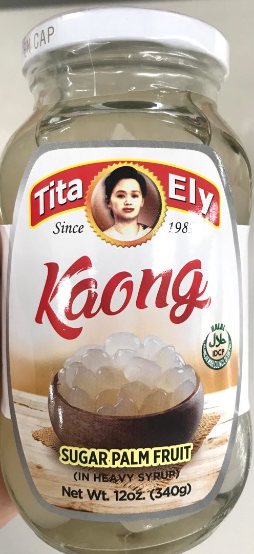 Tita Ely Kaong Sugar Palm Fruit in Heavy Syrup 340g 12oz for halo halo ...