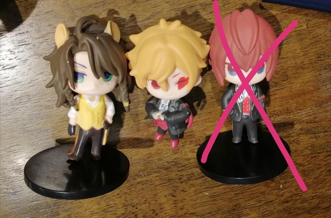 TWST Twisted wonderland mini gachapon standing figure Leona Riddle Ace ...