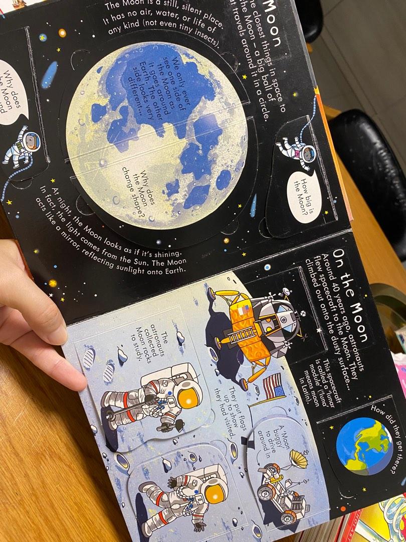 Usborne Look Inside Space flip-flap book, Hobbies & Toys, Books ...