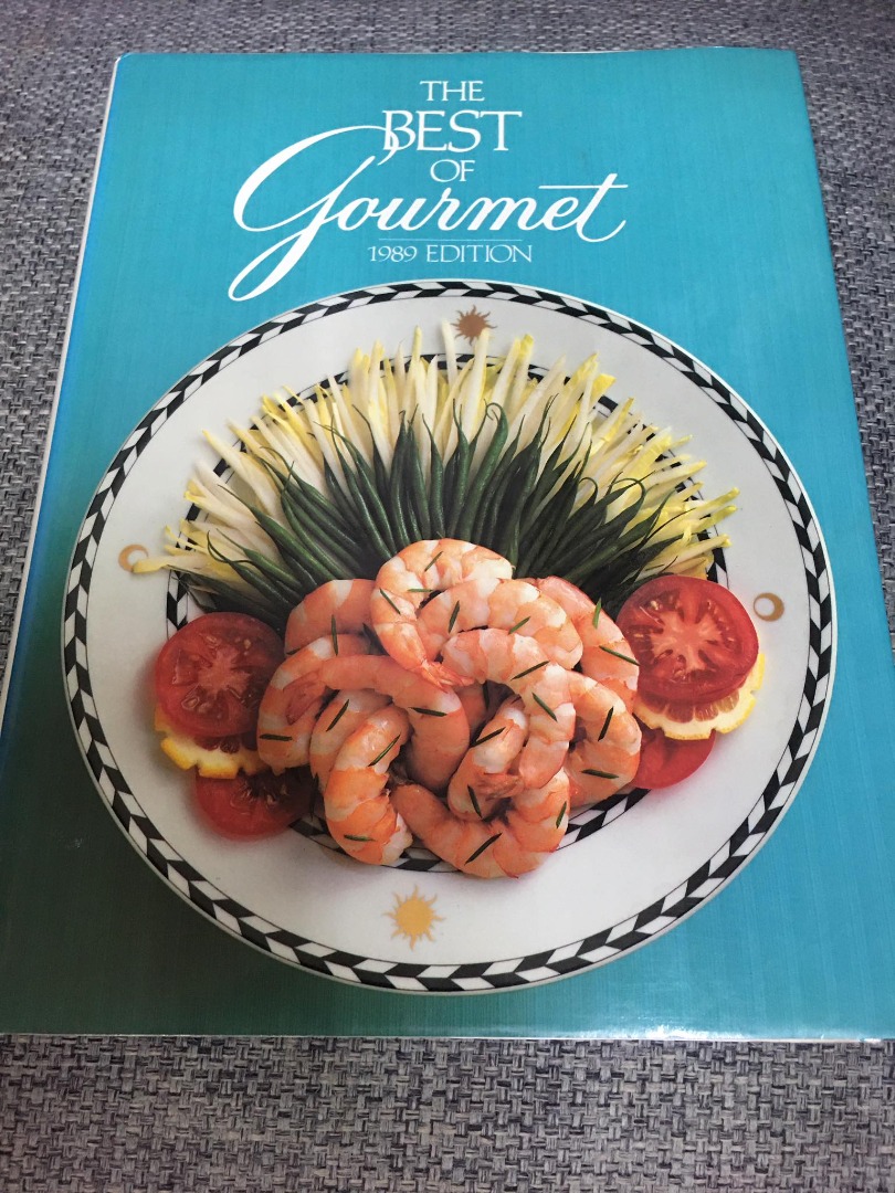 Vintage The Best of Gourmet Recipe Book - 1989 Edition (hardbound ...