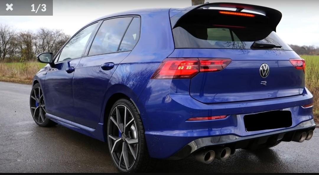 VW GOLF R MK8 Exhaust tips, Car Accessories, Accessories on Carousell