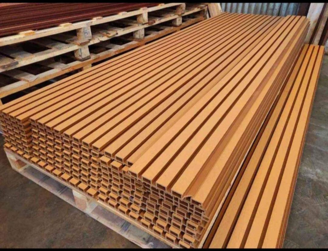 Wpc Fluted Panel OUTDOOR, Furniture & Home Living, Home Decor, Wall ...