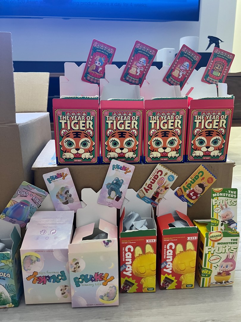 WTS/WTT Popmart Figurines (Year of tiger/ Muckey Dreamy Life/ Labubu ...