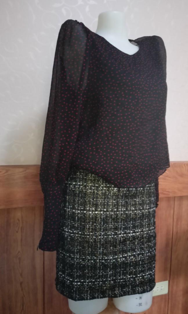 Zara Heart Sheer top, Women's Fashion, Tops, Blouses on Carousell