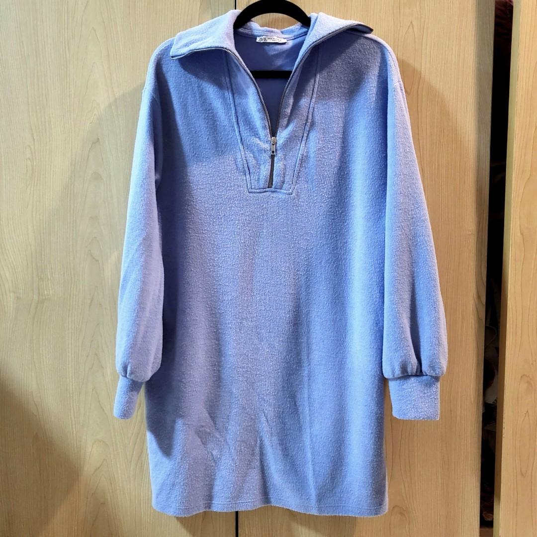 Zara Soft Zip Up Dress, Women's Fashion, Dresses & Sets, Dresses on ...