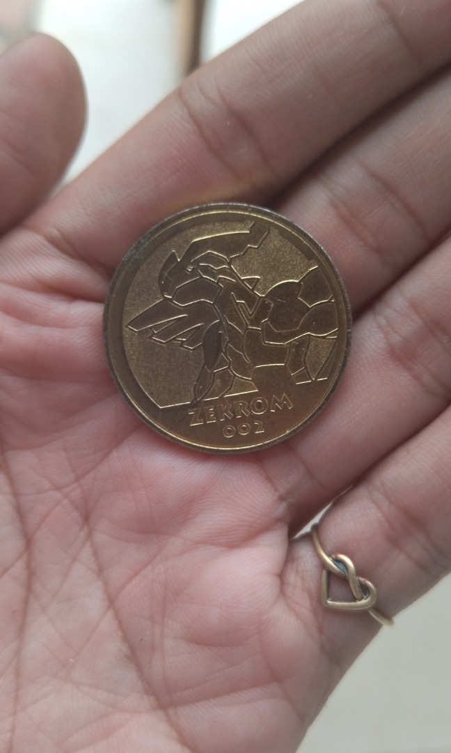 Zekrom Battle Coin, Hobbies & Toys, Toys & Games on Carousell