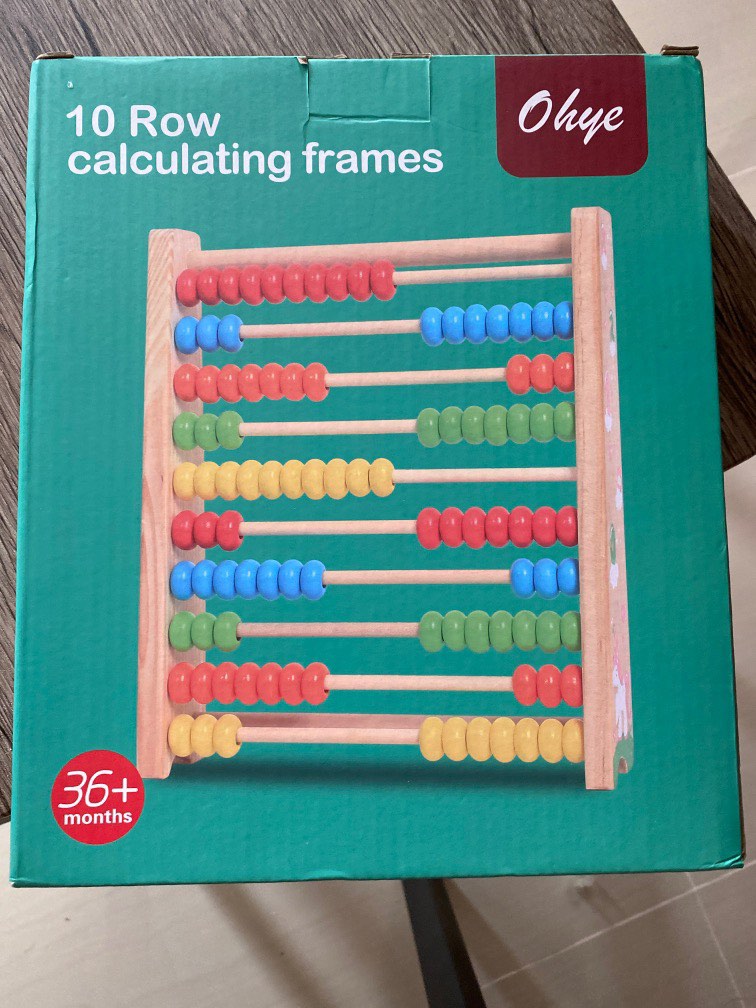 10 Row calculating frames, Hobbies & Toys, Toys & Games on Carousell