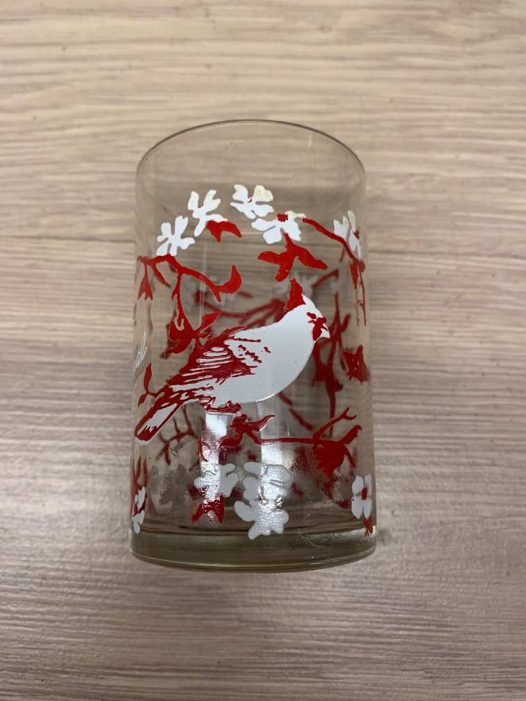 [13 UPLD 037] The Cardinal Bird Glass/Cup, Hobbies & Toys, Memorabilia ...
