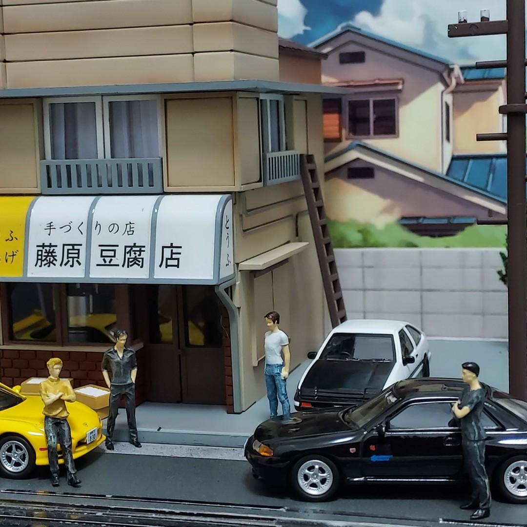 1/64 Initial D main characters set of 4 figurines, Hobbies & Toys, Toys ...