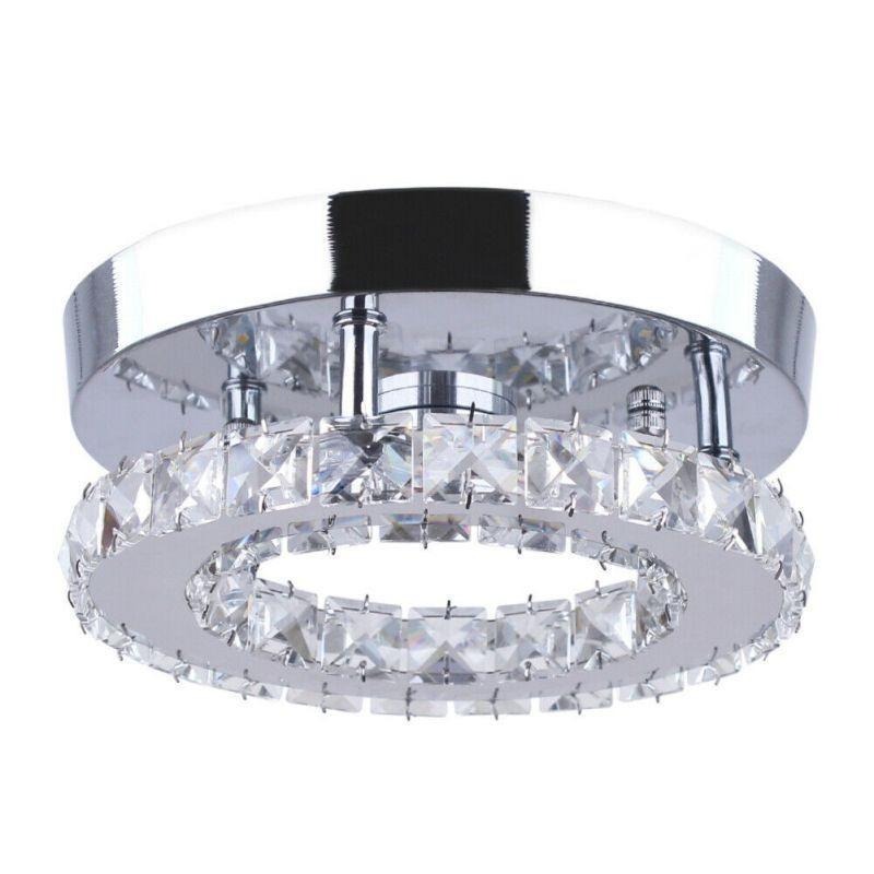 [1892] LED Crystal Ceiling Light 20cm Diameter, Furniture & Home Living ...