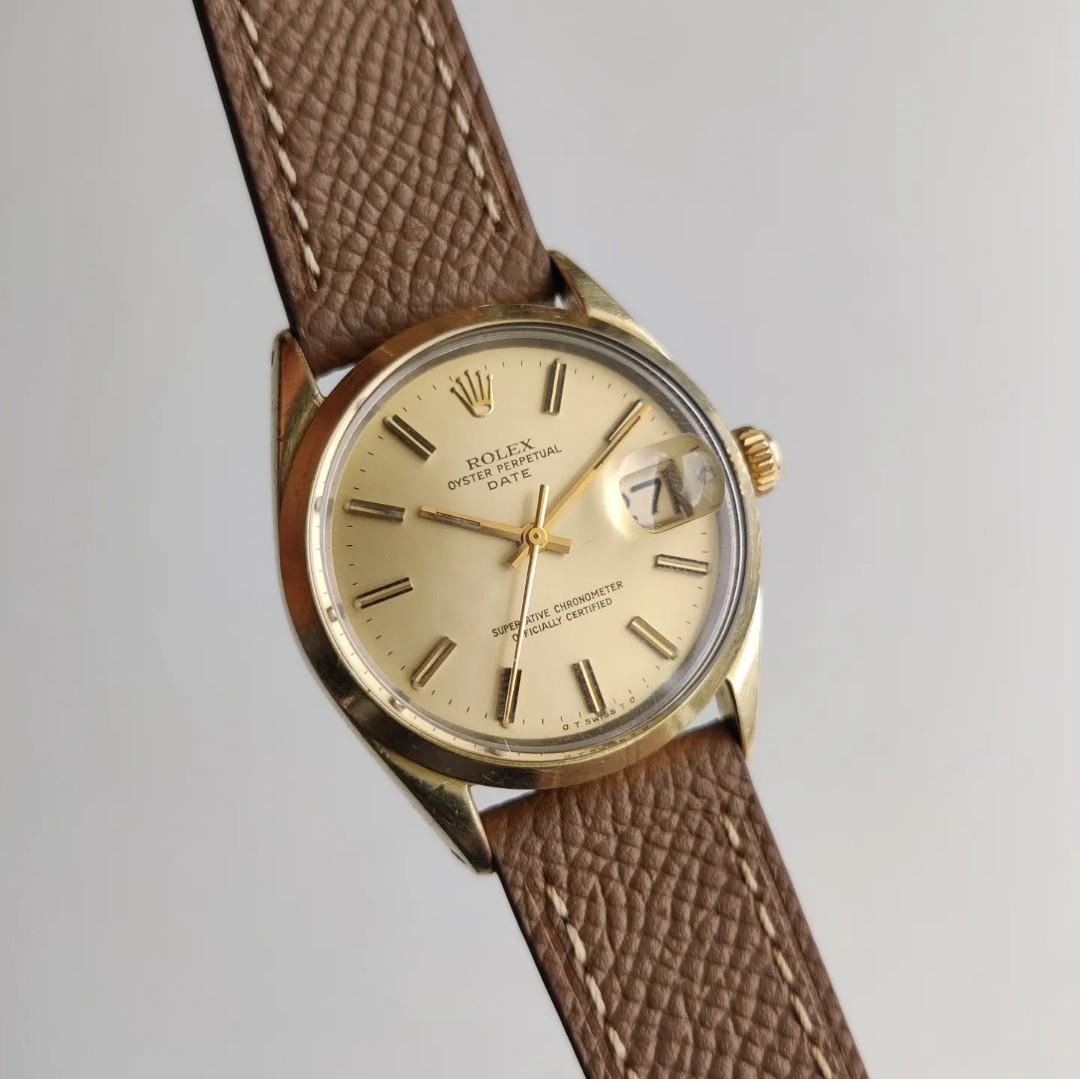 1973 Rolex Oyster Perpetual Date, Luxury, Watches on Carousell