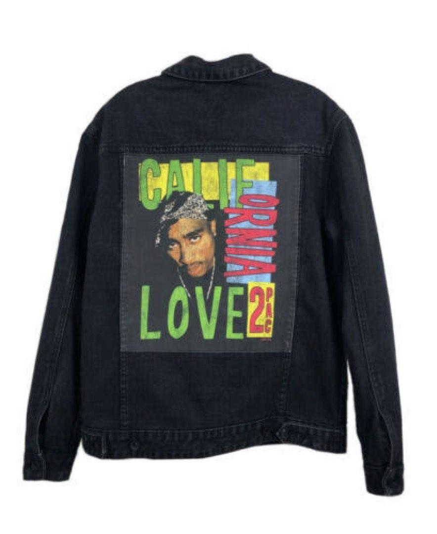 2pac black denim jacket, Men's Fashion, Coats, Jackets and Outerwear on ...