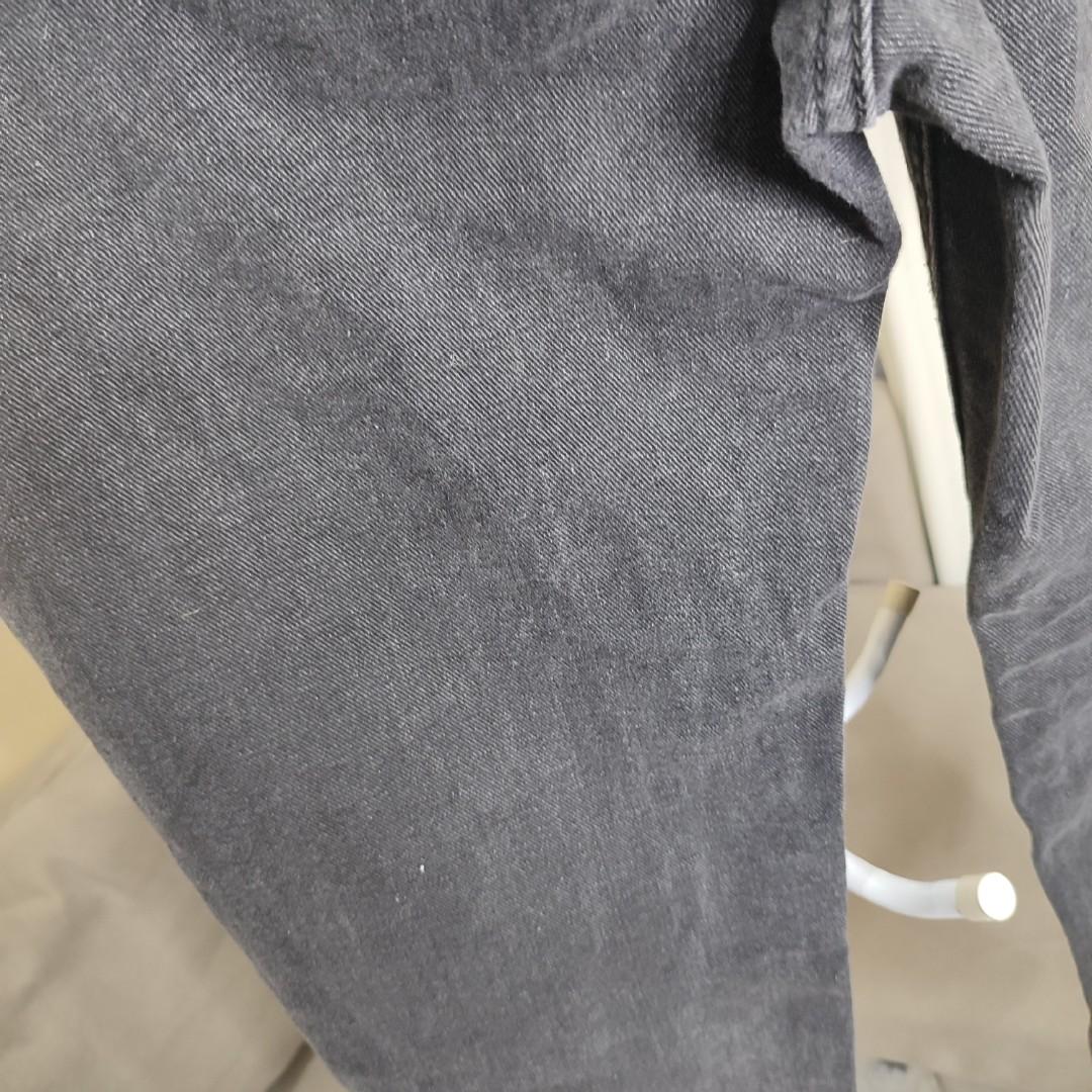 32 Inches High Rise Faded Black Pants, Women's Fashion, Bottoms, Jeans ...