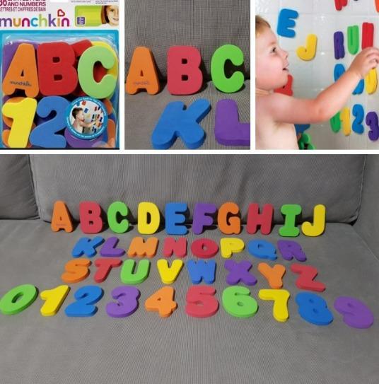 36pcs Bath Foam Alphabets Numbers Letters Toy Bathing Shower Baby ...
