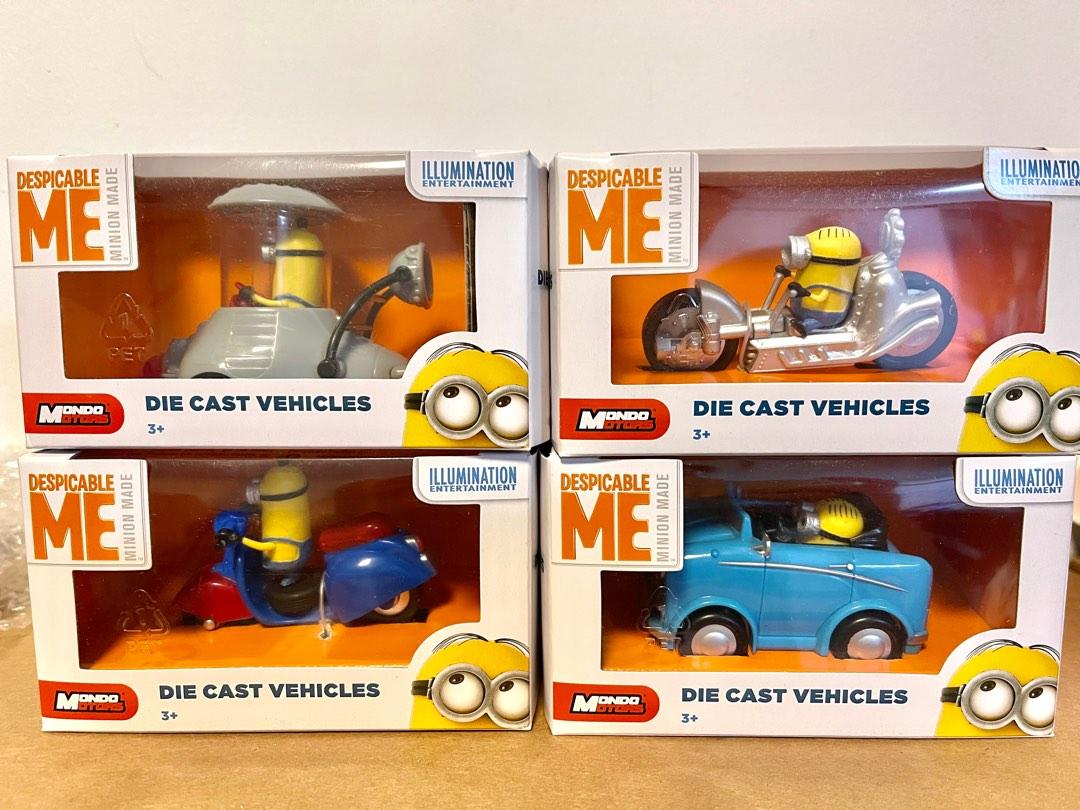 [4 sets for $25] Minion Vehicle Car Despicable Me Mondo Motors, Hobbies ...