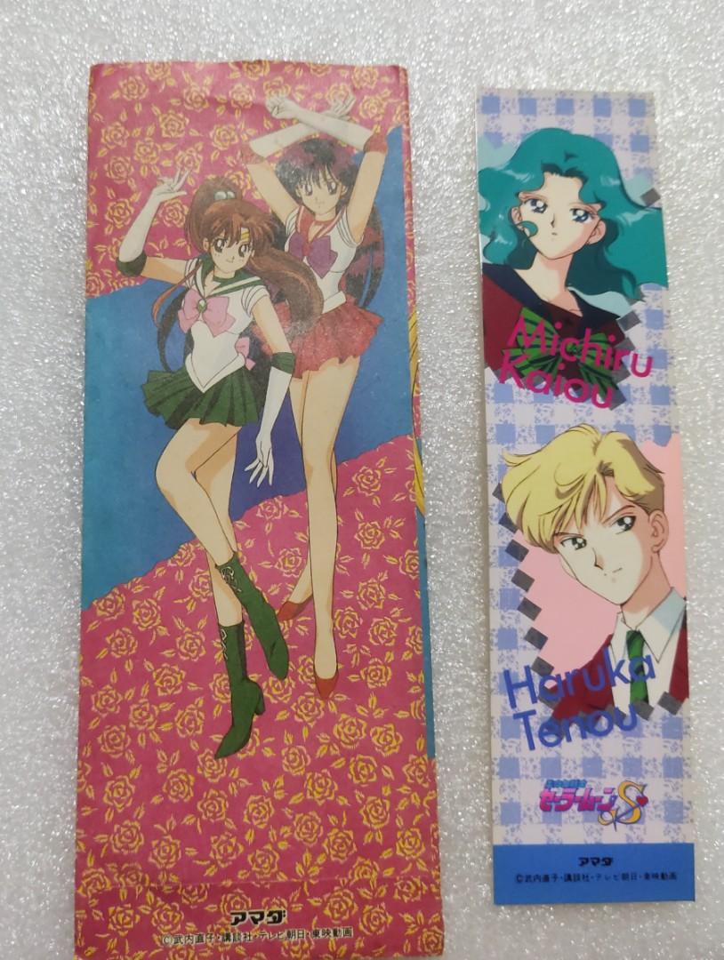 美少女戰士 Sailor Moon 絕版長貼紙連紙套, 興趣及遊戲, 手作＆自家設計, 文具 - Carousell