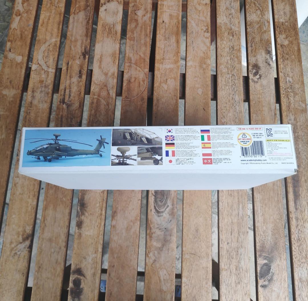 Academy Aircraft Hobby Model Kits - AH-64A (MSIP) Apache (1/48 scale ...