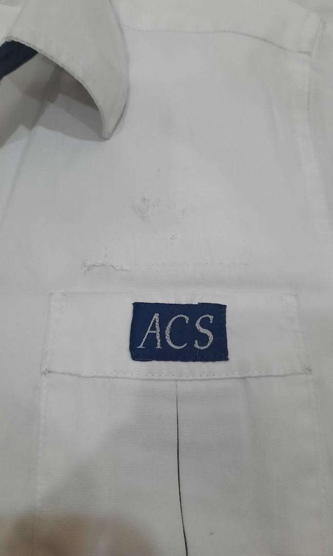 ACS Primary Uniform, Men's Fashion, Tops & Sets, Formal Shirts on Carousell