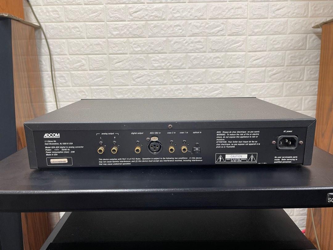ADCOM/愛琴 GDA-600解碼器, 音響器材, Soundbar、揚聲器、藍牙喇叭、耳擴 - Carousell