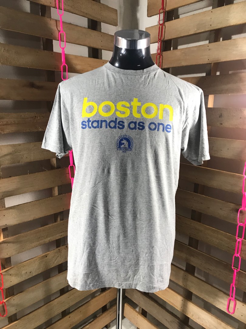 Adidas Tee (Boston stands as one), Men's Fashion, Tops & Sets, Tshirts ...