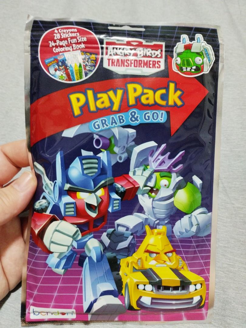 angry bird/transformer coloring book, Hobbies & Toys, Books & Magazines ...