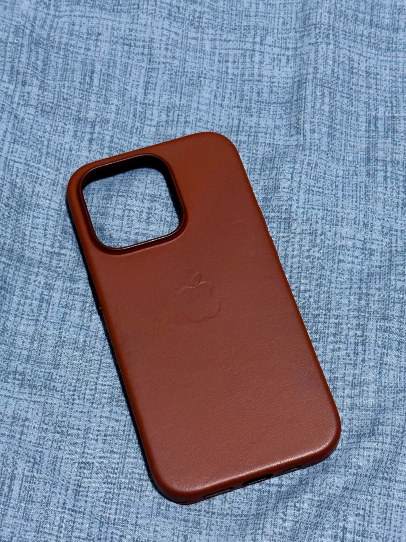 Apple iPhone 14 Pro Leather Case with MagSafe - Umber, Mobile Phones & Gadgets, Mobile & Gadget ...