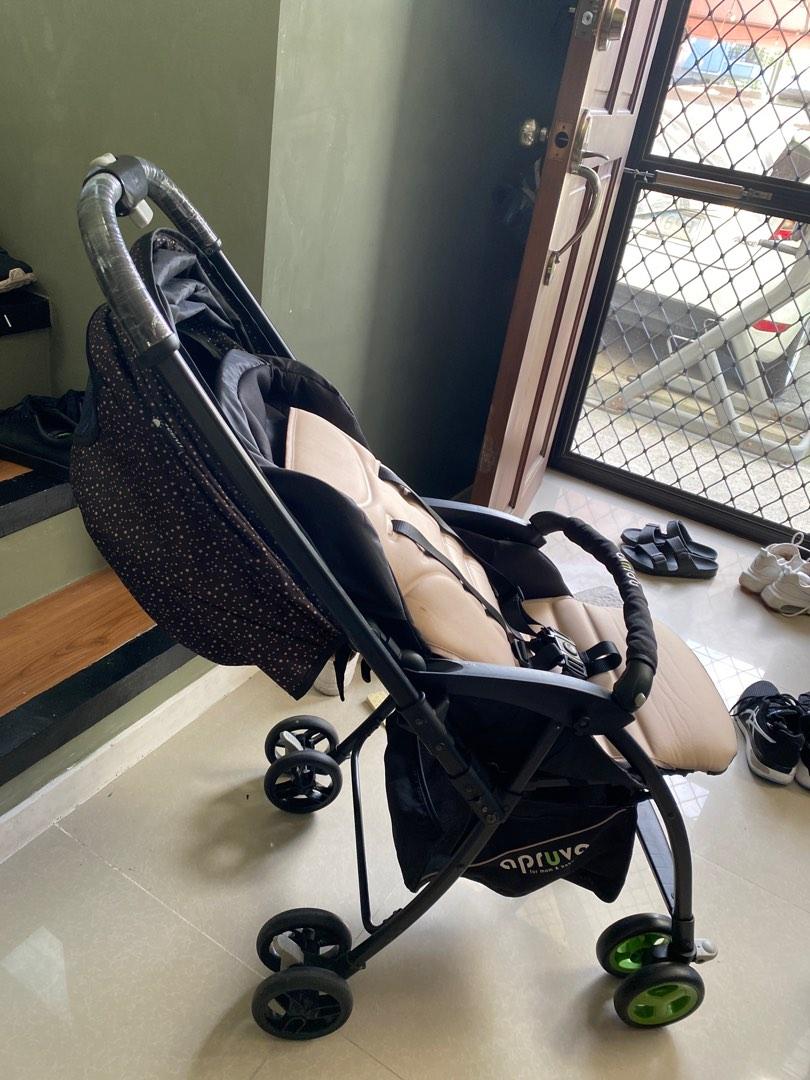 Apruva Kieryo Reversible stroller, black, Babies & Kids, Going Out ...