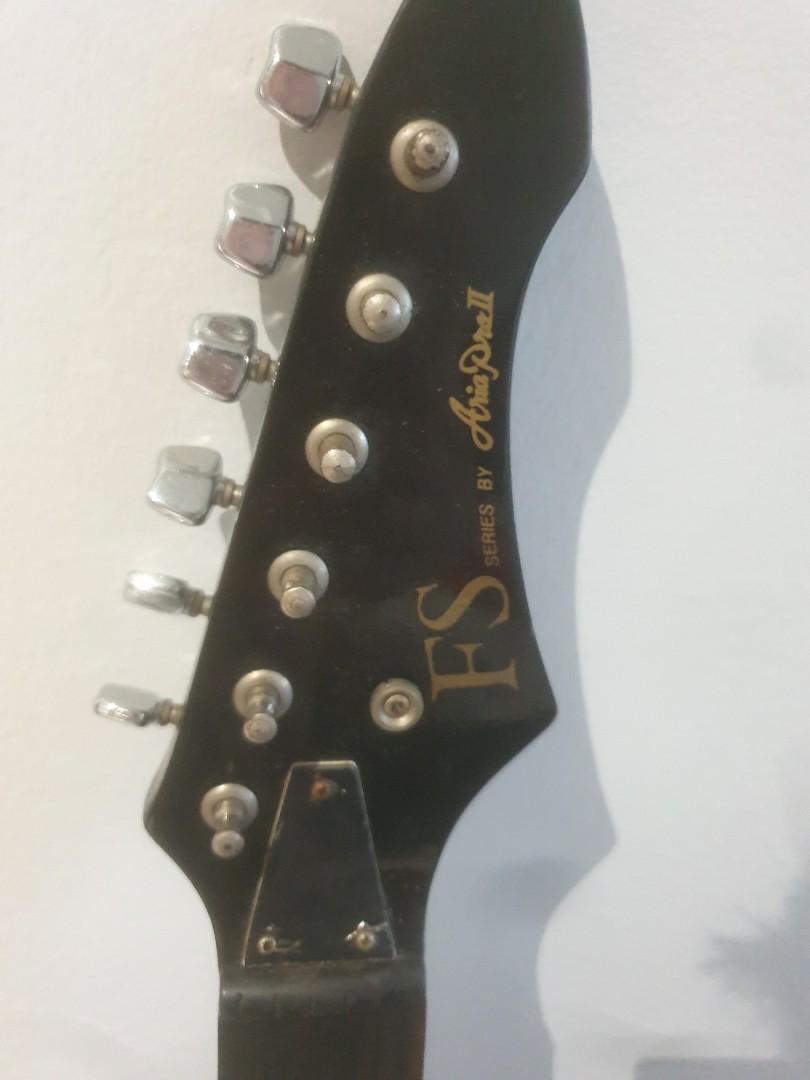 Aria pro II Fs black, Hobbies & Toys, Music & Media, Musical ...