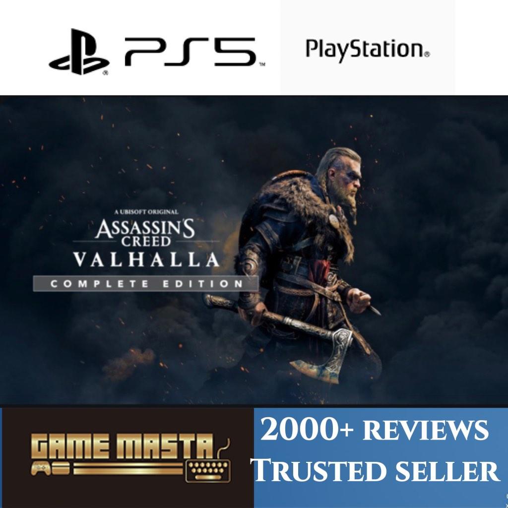 Assassin's Creed Valhalla Complete Edition PS4/PS5, Video Gaming, Video ...
