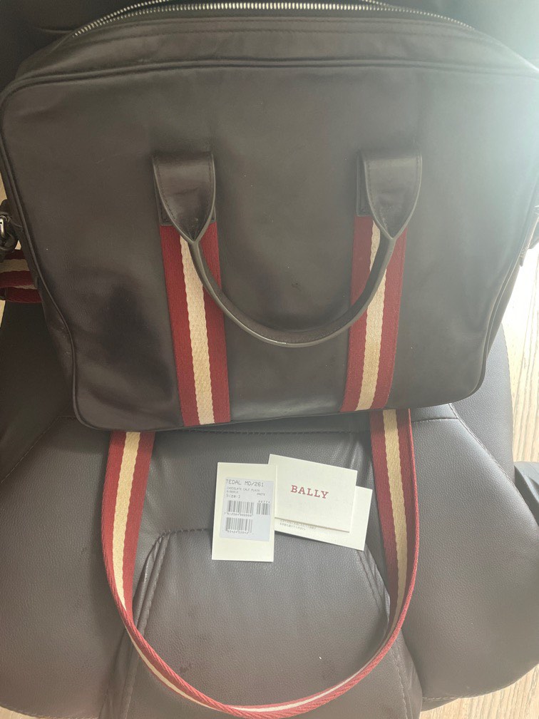 Authentic Bally briefcase, Men's Fashion, Bags, Sling Bags on Carousell
