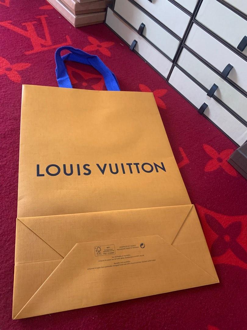 Authentic lv paper bag, Luxury, Bags & Wallets on Carousell