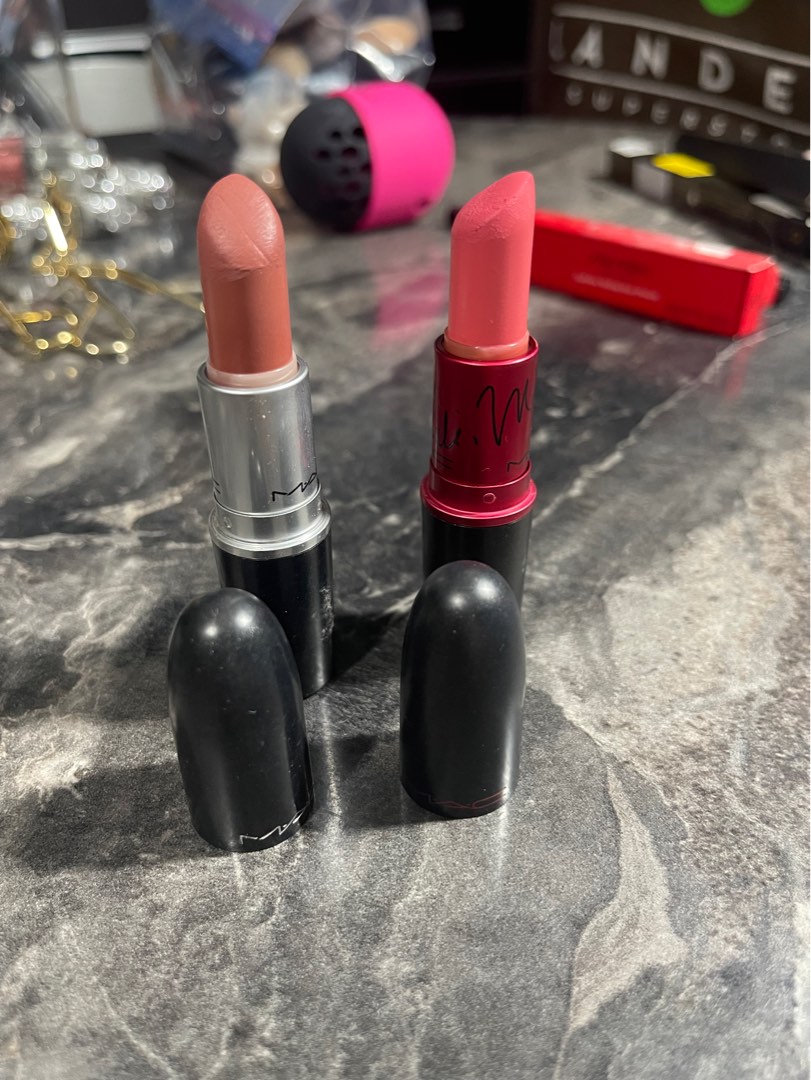Authentic Mac lipstick bundle, Beauty & Personal Care, Face, Makeup on ...
