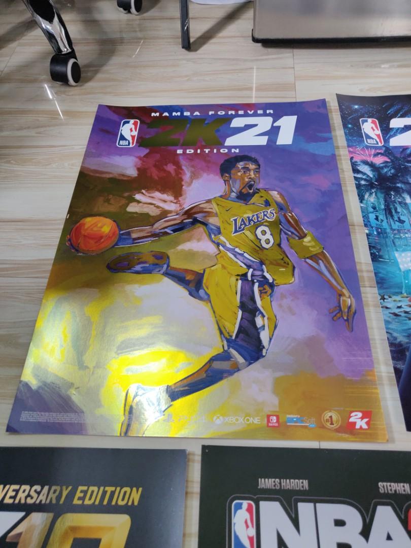 Authentic NBA 2k Posters, Hobbies & Toys, Toys & Games on Carousell